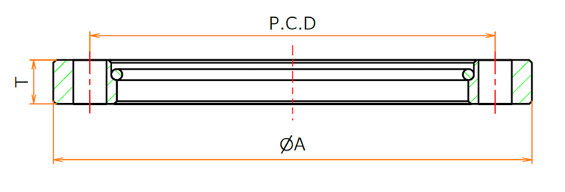 ISO-K/ISO-F変換用回転フランジ | 【公式】コスモ・テック | 真空部品通販サイト