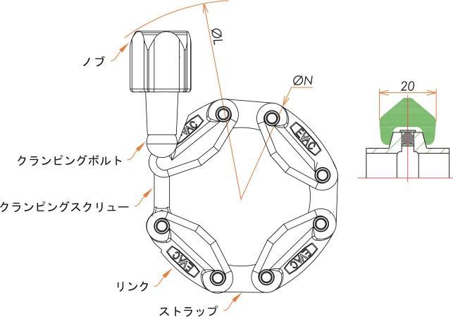 NW/KF チェーンクランプ | 【公式】コスモ・テック | 真空部品通販サイト