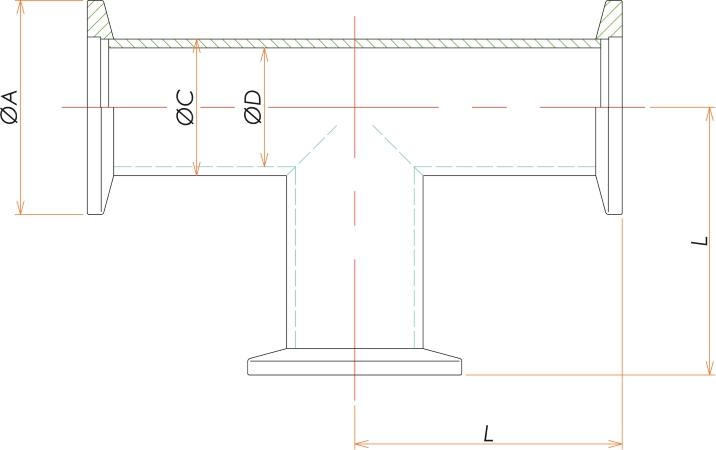 NW40TE / NW40 ティー | 【公式】コスモ・テック | 真空部品通販サイト