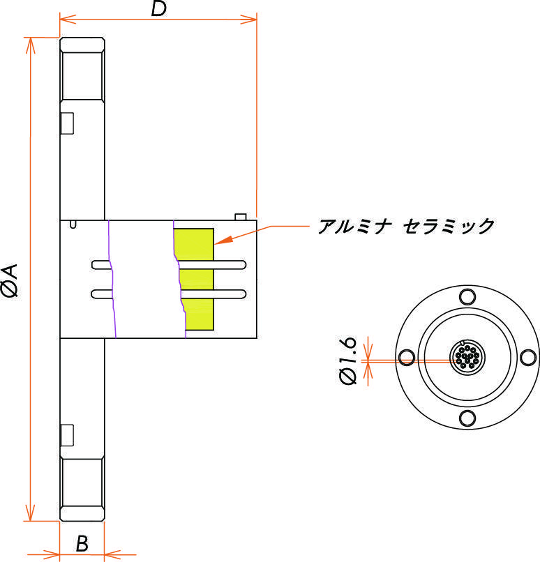 G20MB121GUT1B / 多ピン BURNDY 12 PIN VG20 フランジ ガイド付き セット(耐熱温度250℃) | 【公式 ...